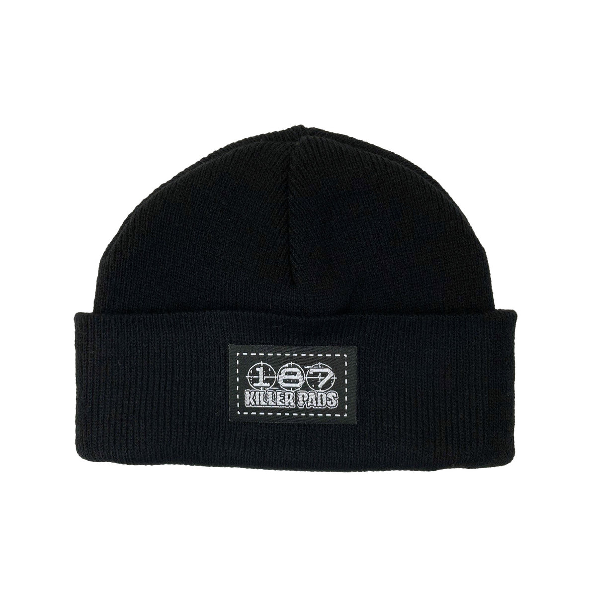 187 Block Cuff Beanie - Black | Triple Eight Distribution