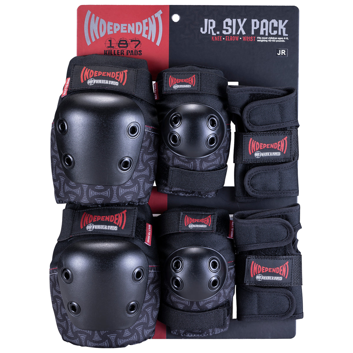JUNIOR SIX PACK PAD SET - INDEPENDENT | Triple Eight Distribution